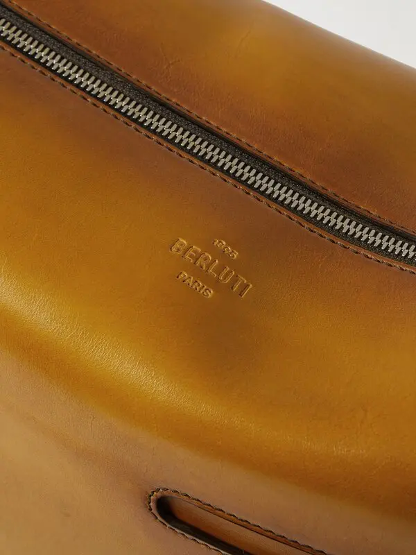 Berluti Venezia Leather Messenger Bag