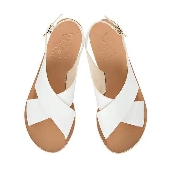 ANCIENT GREEK SANDALS Maria Sandals - White