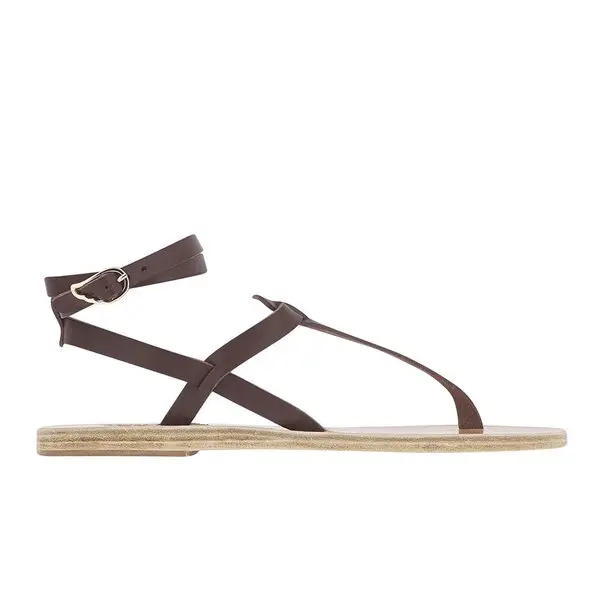 ANCIENT GREEK SANDALS Estia Sandals - Chestnut