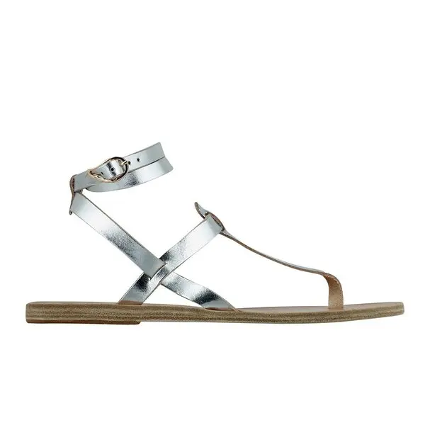 ANCIENT GREEK SANDALS Estia Sandals - Silver