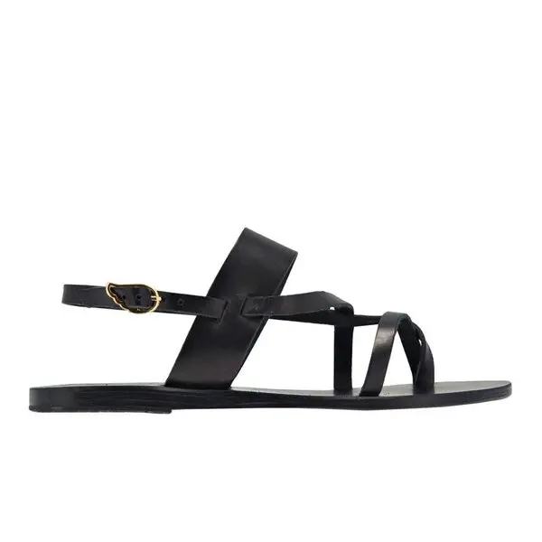 ANCIENT GREEK SANDALS Alethea Sandals - Black