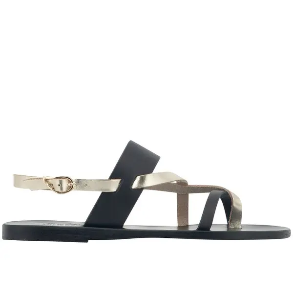 ANCIENT GREEK SANDALS Alethea Sandals - Black/platinum