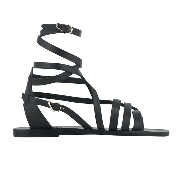 ANCIENT GREEK SANDALS Satira Sandals - Black