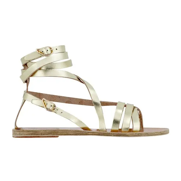 ANCIENT GREEK SANDALS Satira Sandals - Platinum