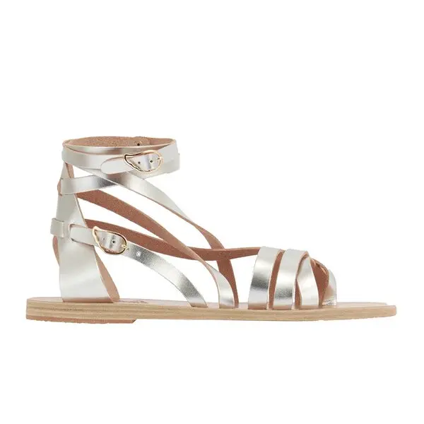 ANCIENT GREEK SANDALS Satira Sandals - Silver