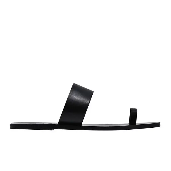 ANCIENT GREEK SANDALS Thalos Sandals - Black