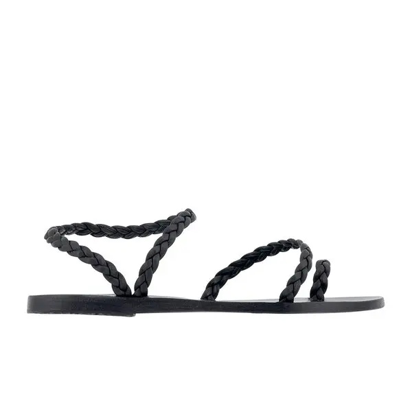 ANCIENT GREEK SANDALS Eleftheria Sandals - Black