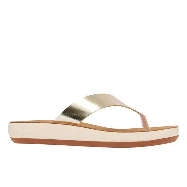 ANCIENT GREEK SANDALS Charys Comfort Slides - Platinum