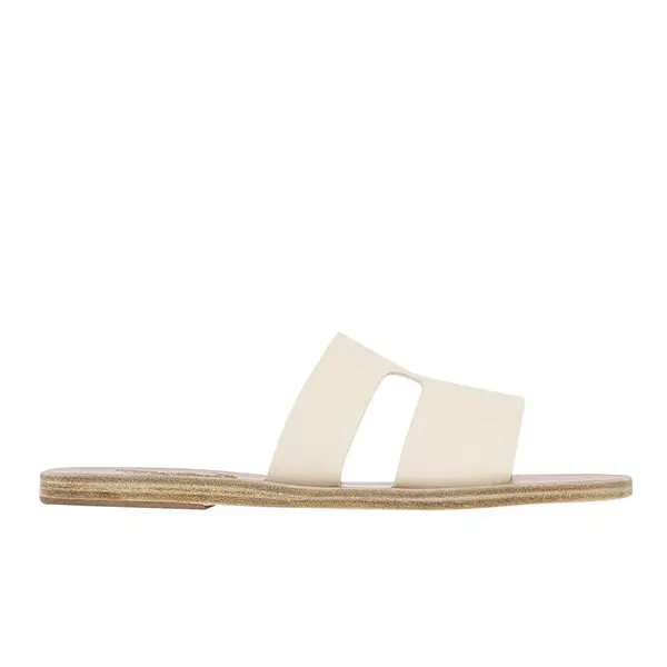 ANCIENT GREEK SANDALS Apteros Cut-out Mule Sandal - Off White