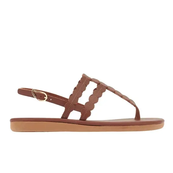 ANCIENT GREEK SANDALS Dryad Slingback Sandals - Chestnut