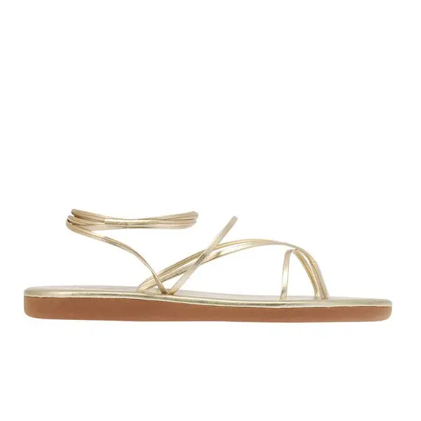 ANCIENT GREEK SANDALS String Flip Flop - All Platinum