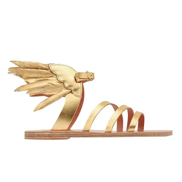 ANCIENT GREEK SANDALS Victory Of Samothrace - Gold