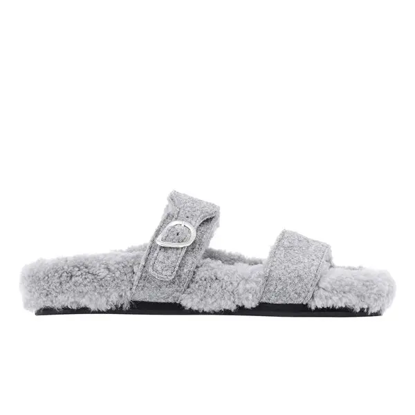 ANCIENT GREEK SANDALS Latria Slides - Grey