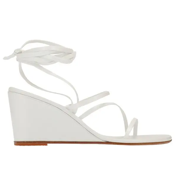 ANCIENT GREEK SANDALS Lithi Bridal Mid Wedge