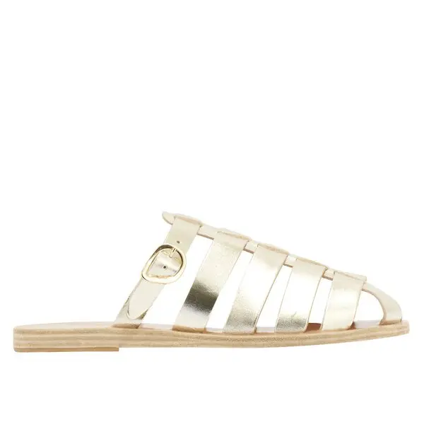 ANCIENT GREEK SANDALS Cosmia Fisherman Sandals - Platinum