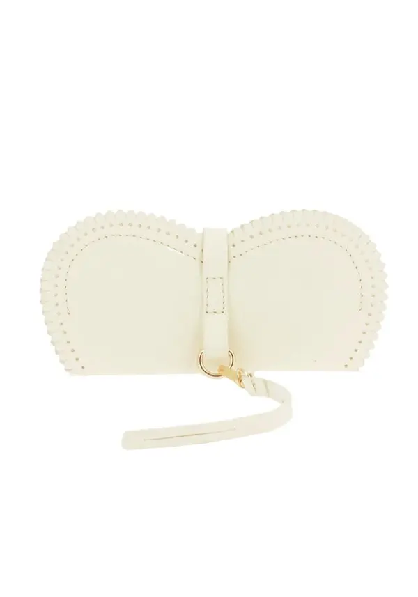 ANCIENT GREEK SANDALS Sunglasses Case - Off White