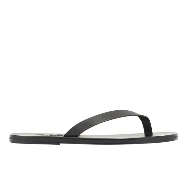 ANCIENT GREEK SANDALS Solon Flat Sandal - Black