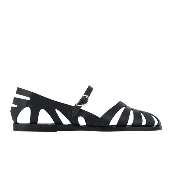 ANCIENT GREEK SANDALS Apollonia Mary Jane Sandal - Black