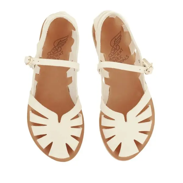 ANCIENT GREEK SANDALS Apollonia Mary Jane Sandal - Off White
