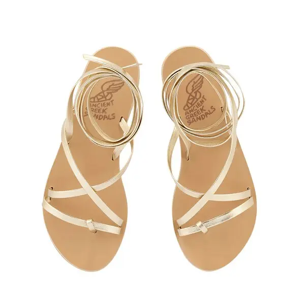 ANCIENT GREEK SANDALS Morfi Sandals - Platinum