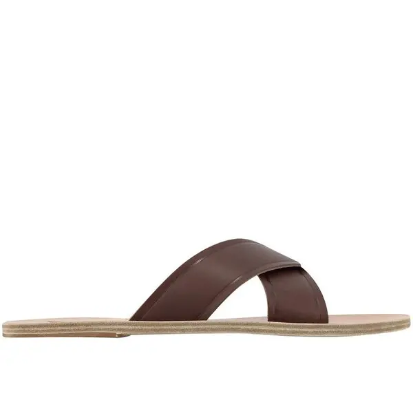 ANCIENT GREEK SANDALS Kritonas Mule - Chestnut