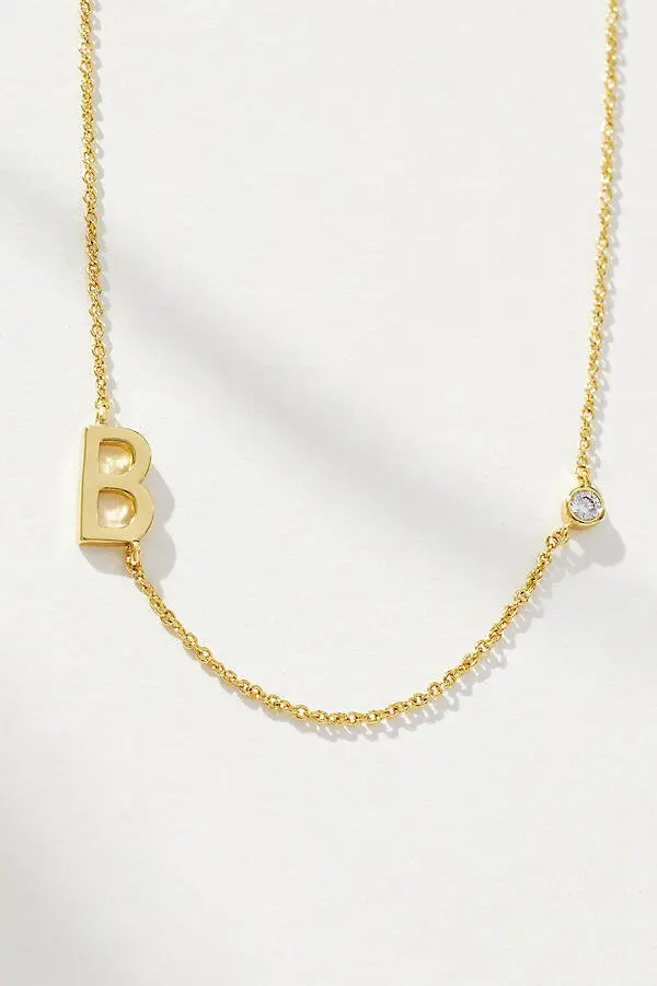 UNCOMMON JAMES Monogram Pendant Necklace - B