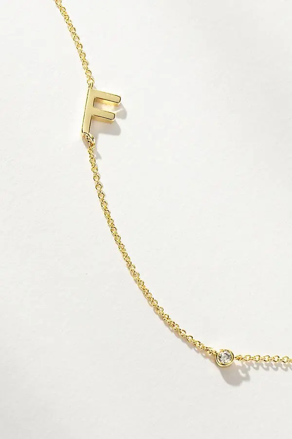 UNCOMMON JAMES Monogram Pendant Necklace - F