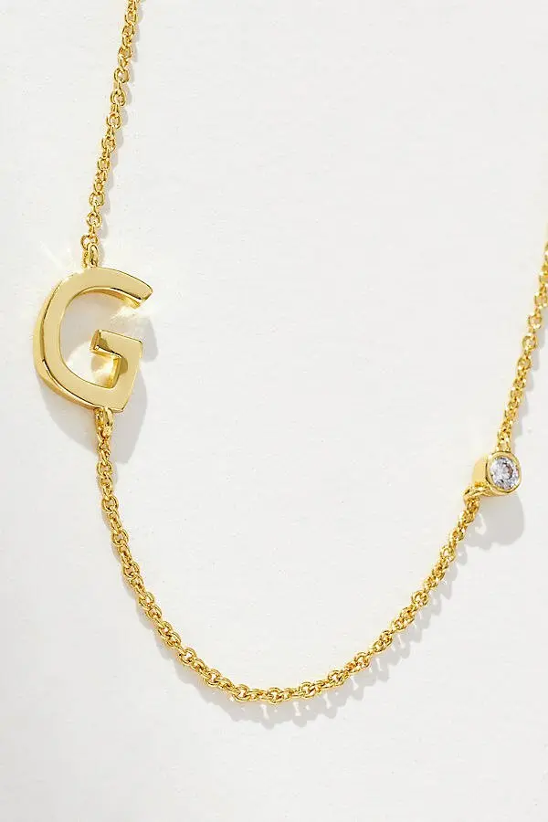UNCOMMON JAMES Monogram Pendant Necklace - G