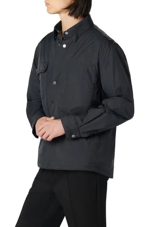 Bugatchi Water Resistant Nylon Shirt Jacket