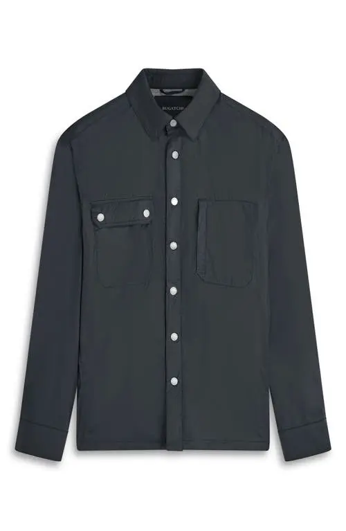 Bugatchi Water Resistant Nylon Shirt Jacket