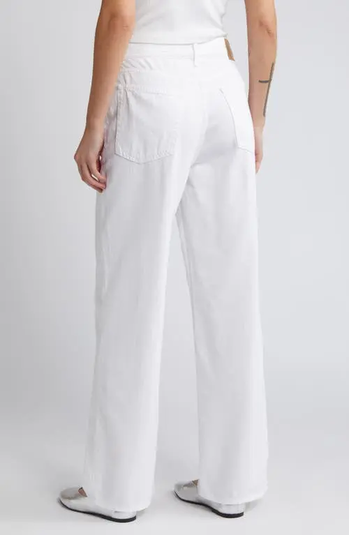 Rag & Bone Featherweight Logan Mid-rise Wide-leg Jeans