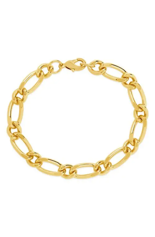 Sterling Forever Amoura Open Link Bracelet - Gold