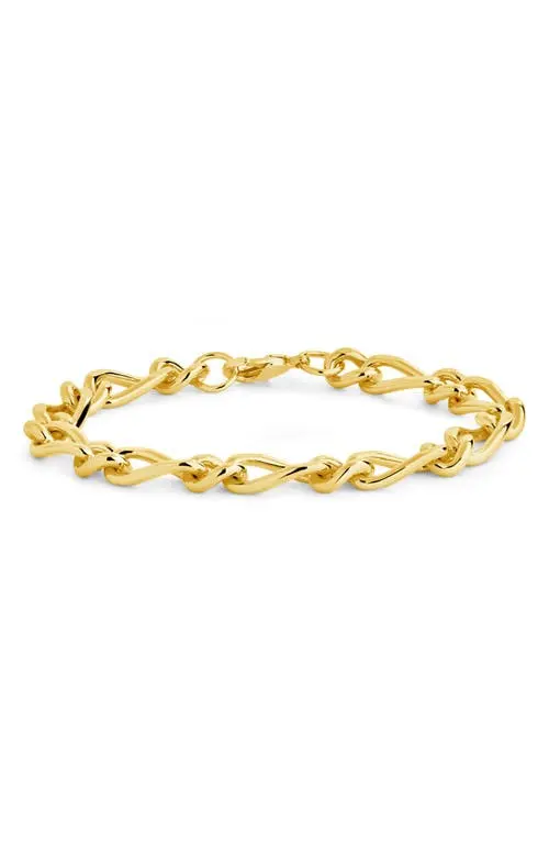 Sterling Forever Amoura Open Link Bracelet - Gold