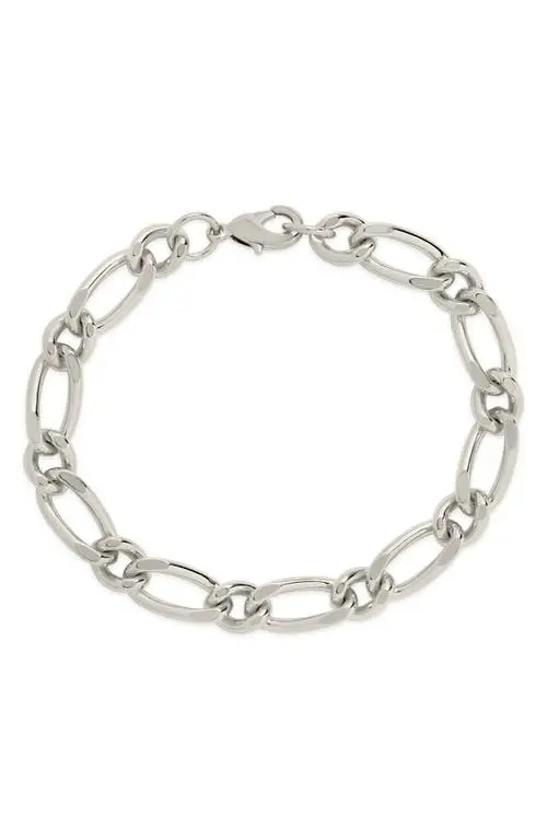 Sterling Forever Amoura Open Link Bracelet - Silver