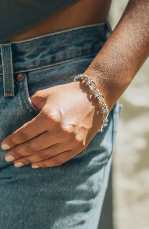 Sterling Forever Amoura Open Link Bracelet