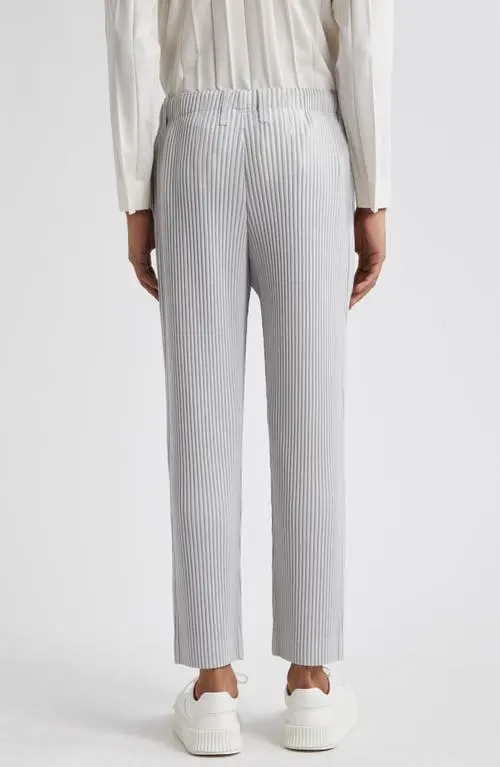 Issey Miyake Pleated Pull-on Pants - Light Gray