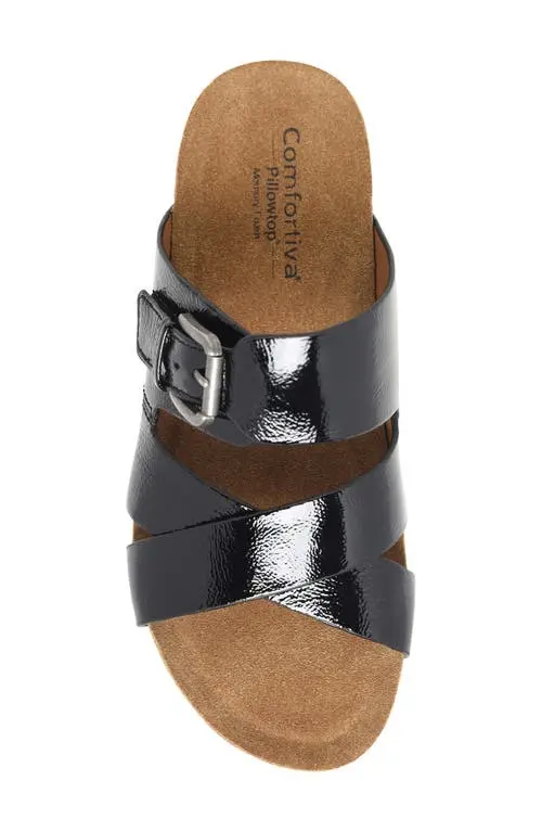 COMFORTIVA Gervaise Slide Sandal - Black