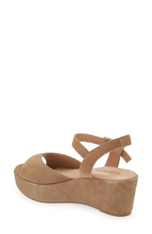 Cordani Ryder Ankle Strap Platform Wedge Sandal