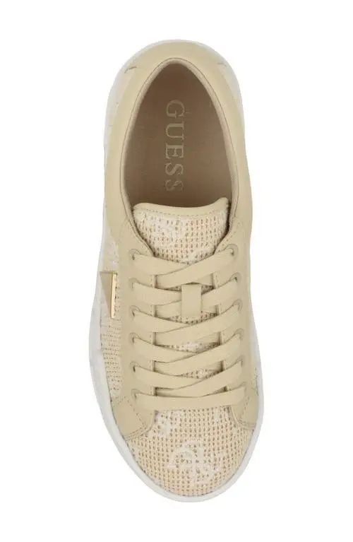 Guess Tesie Platform Sneakers - Light Natural