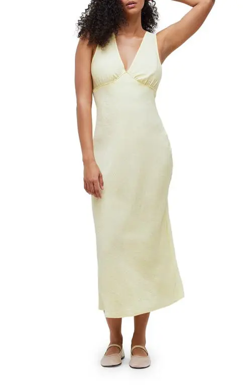 madewell ariana linen dress The Ariana Midi Dress