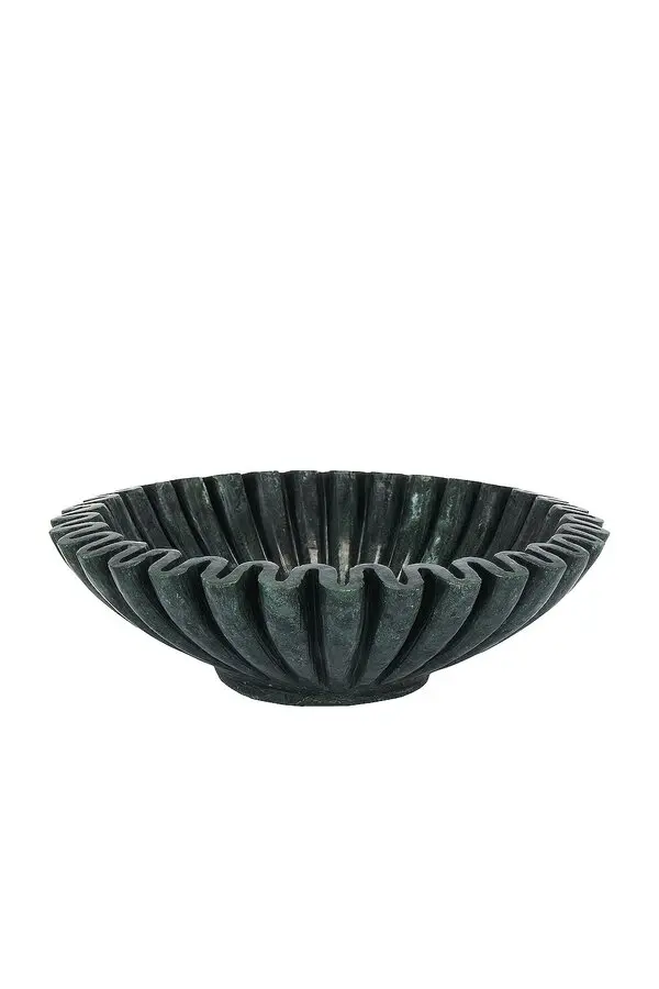 ANASTASIO HOME Ruffle Bowl In Green