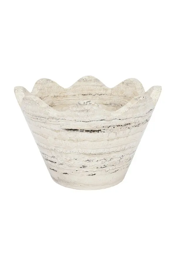 ANASTASIO HOME Blossom Bowl - Travertine