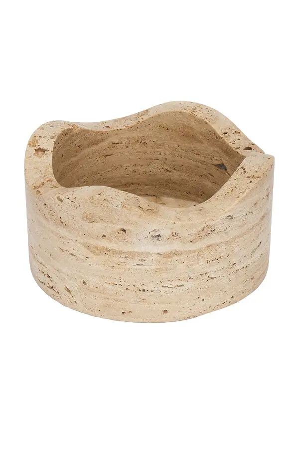 ANASTASIO HOME Hills Bowl - Travertine