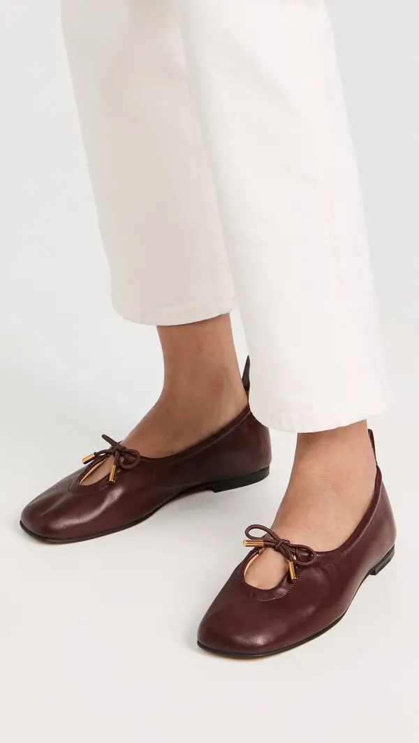 ALOHAS Rosalind Ballerinas - Brown