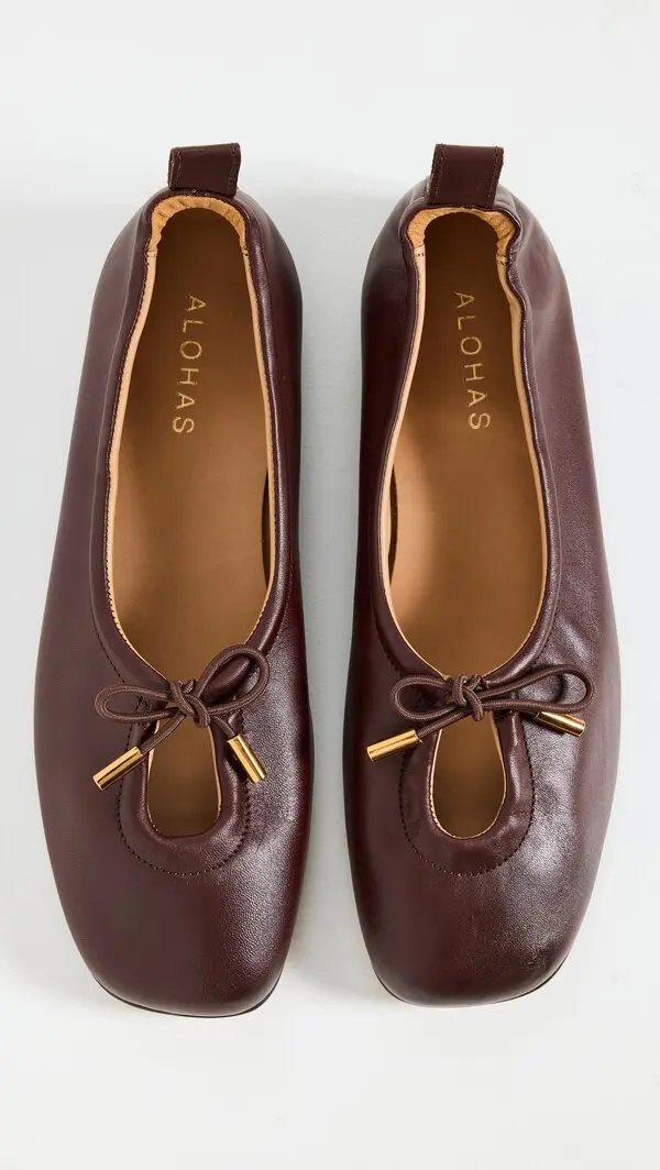 ALOHAS Rosalind Ballerinas - Brown