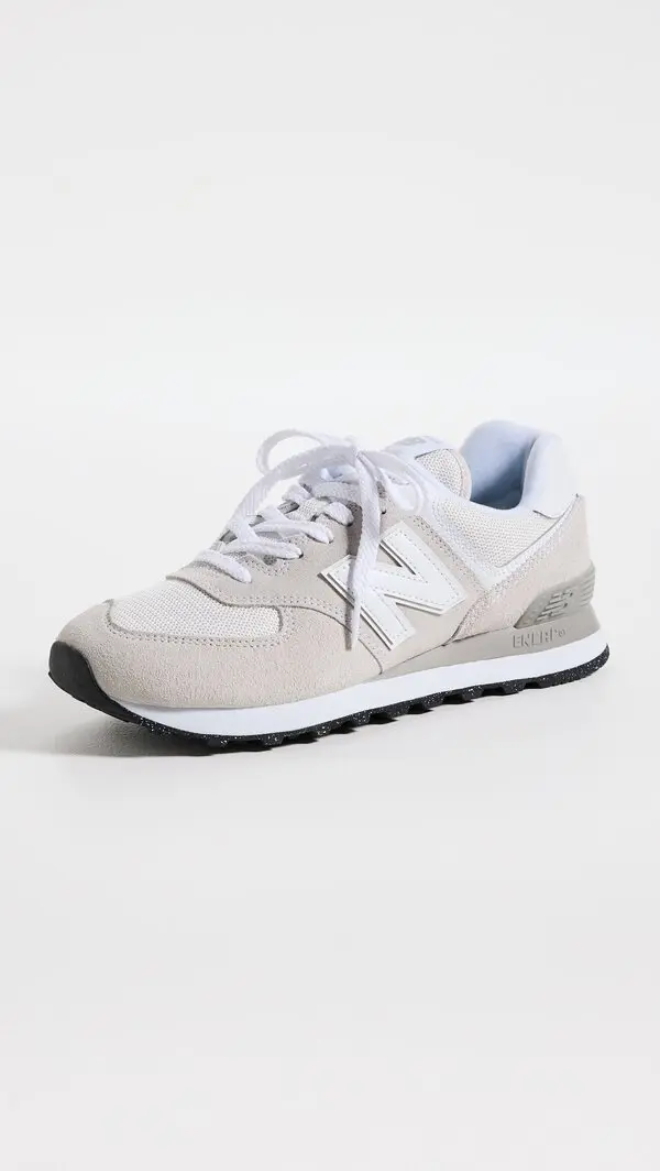 NEW BALANCE 574 Lifestyle Sneakers - Grey/white
