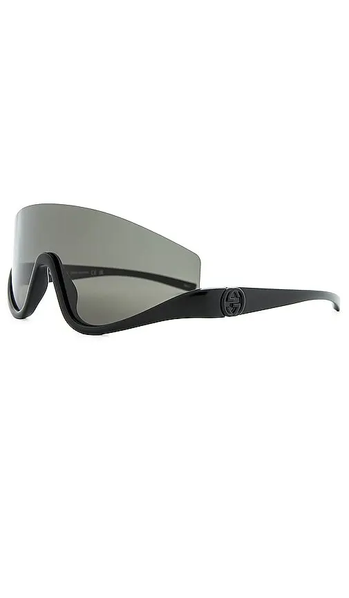 Gucci Mask Sunglasses - Black