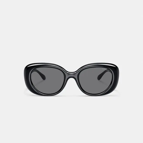 COACH C Hardware Round Sunglasses