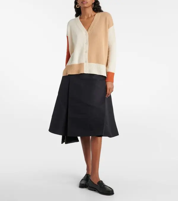 Marni Cotton Cady Midi Skirt