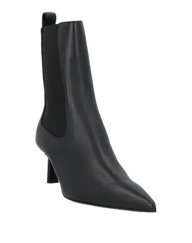 SERGIO ROSSI Leather Ankle Chelsea Boots